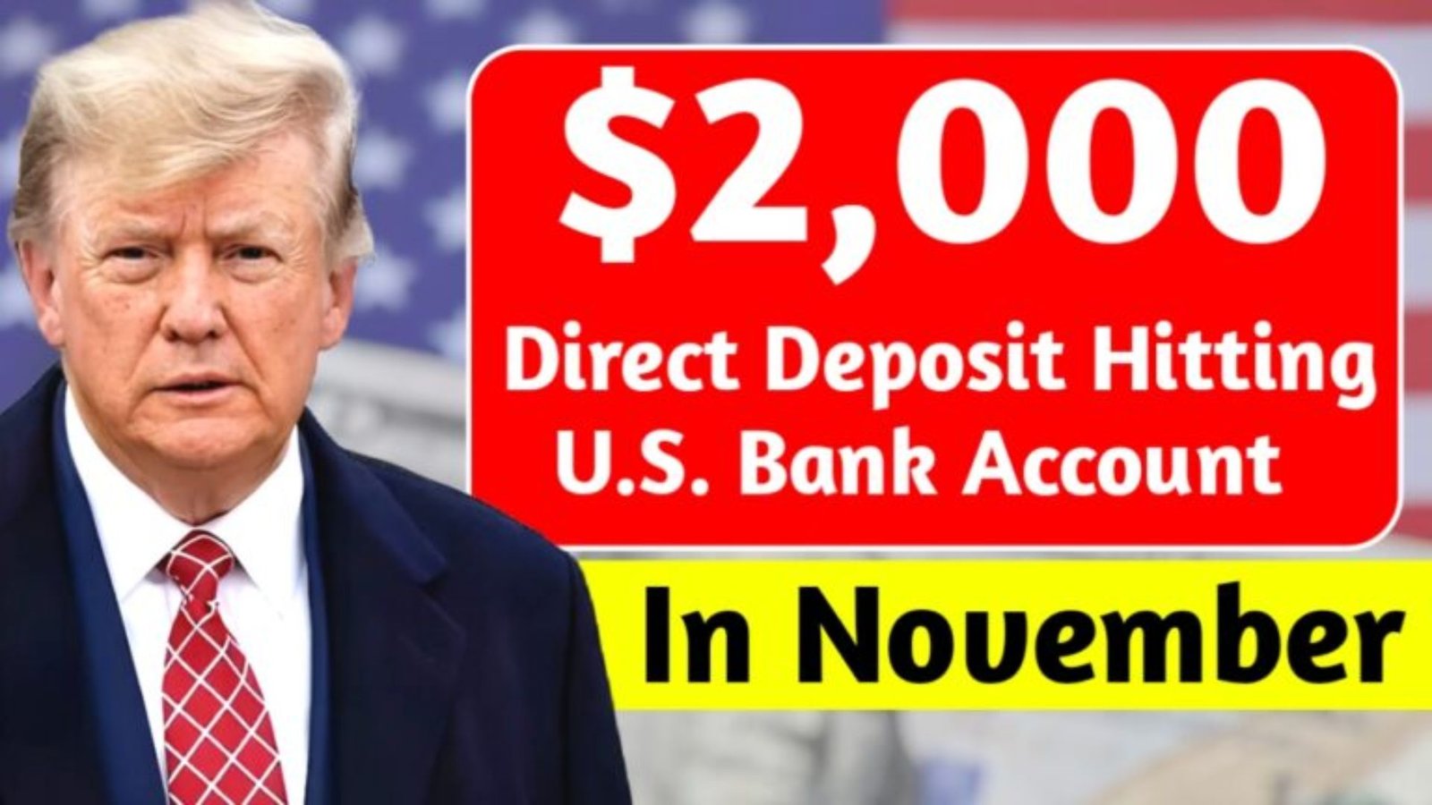 $2,000 Direct Deposit Hitting U.S. Bank Accounts in November 2025 ...