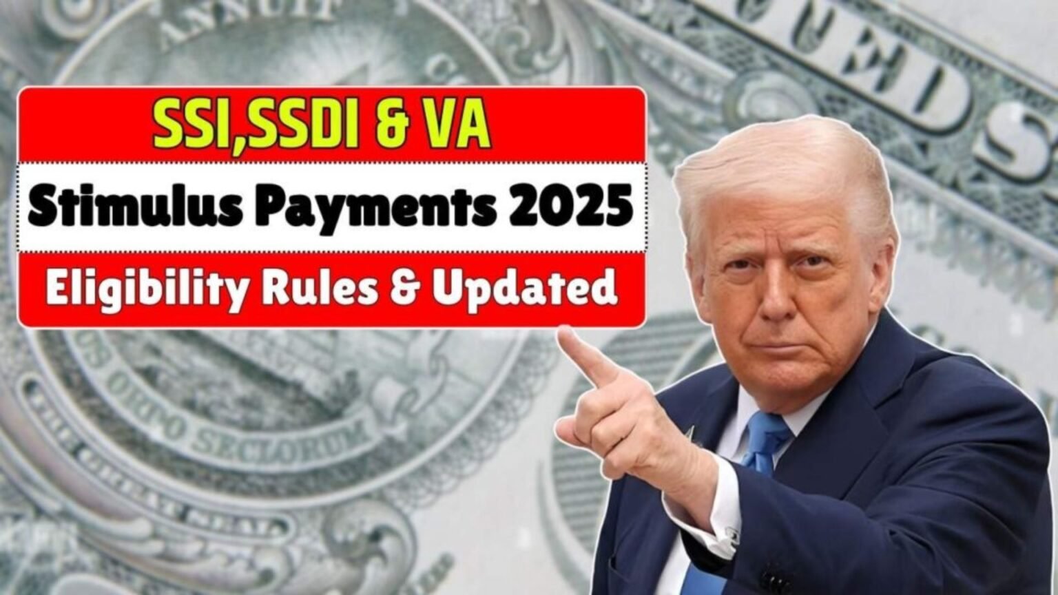 SSI, SSDI & VA Stimulus Payments 2025: Full Eligibility Rules and ...