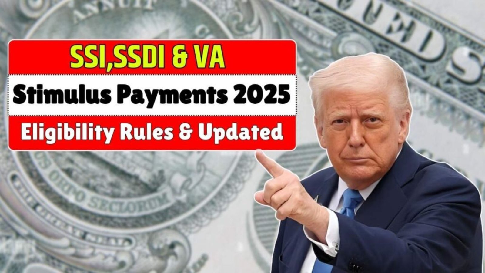 SSI, SSDI & VA Stimulus Payments 2025: Full Eligibility Rules and ...